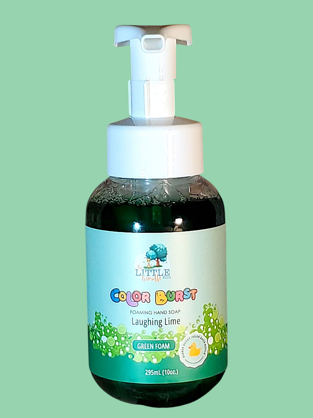 Kids Non-Toxic Colorful Foaming Hand Soap The Little Giraffe Soap