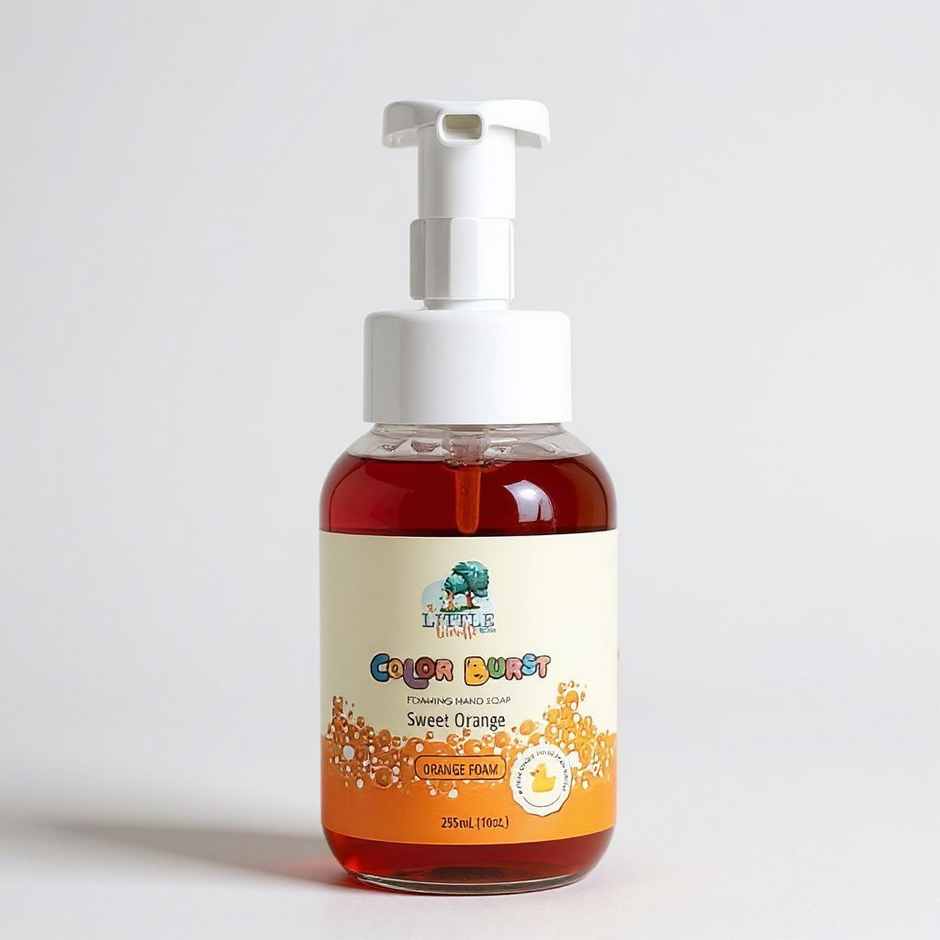Kids Non-Toxic Colorful Foaming Hand Soap The Little Giraffe Soap